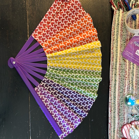 Disney | Accessories | Disney Folding Fan Used For Decoration | Poshmark